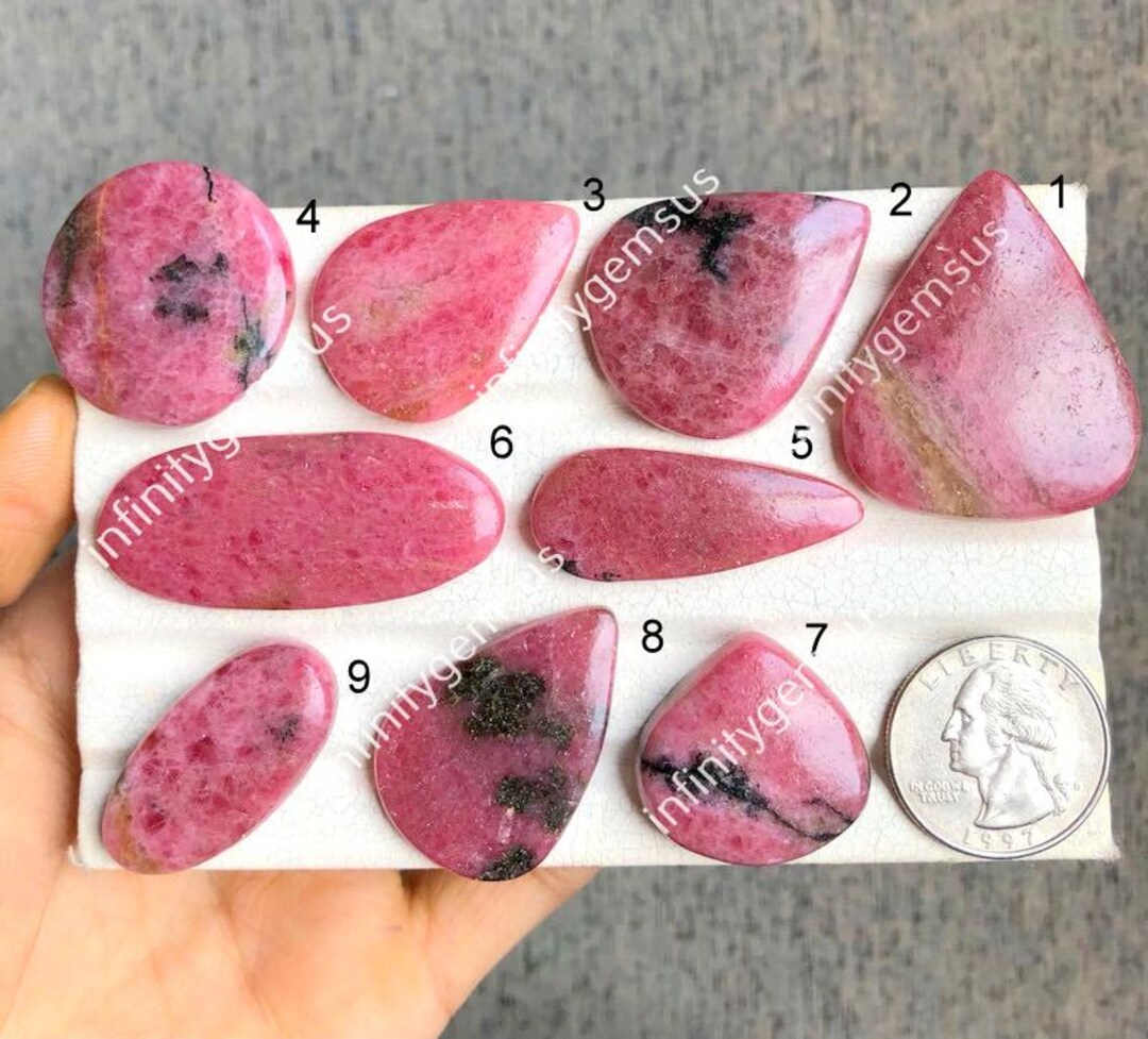 Rhodonite Cabochon, You Can Get Any of the Stones You Like From This ...