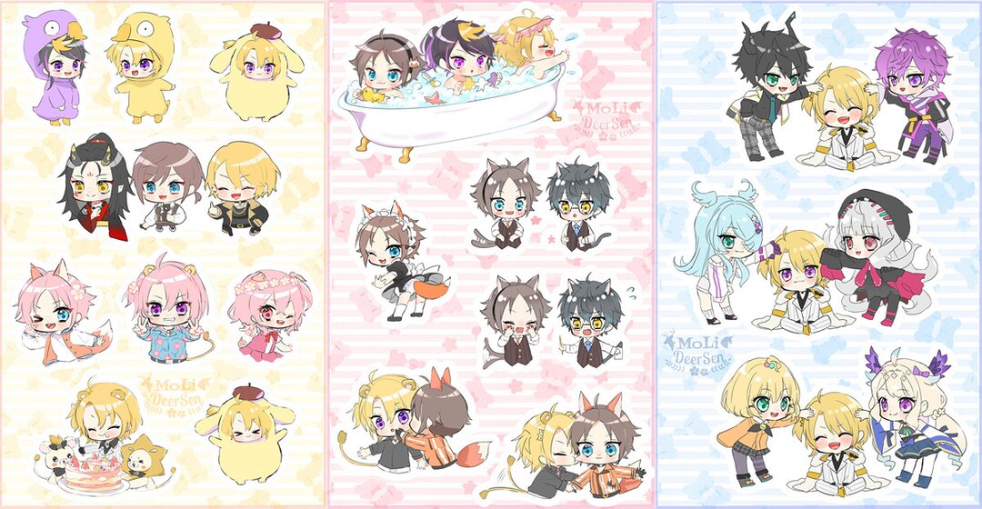 Nijisanji EN Luxiem Sticker - Etsy