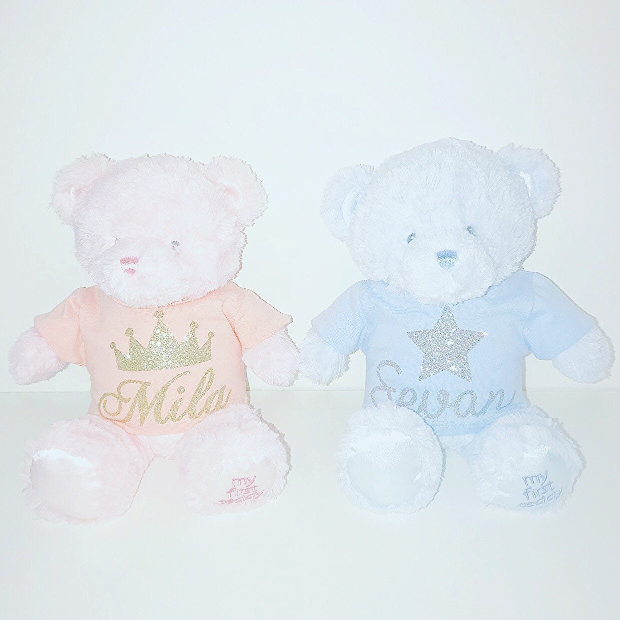 Teddy Bear With Personalized Name Child Birth Gift - Etsy