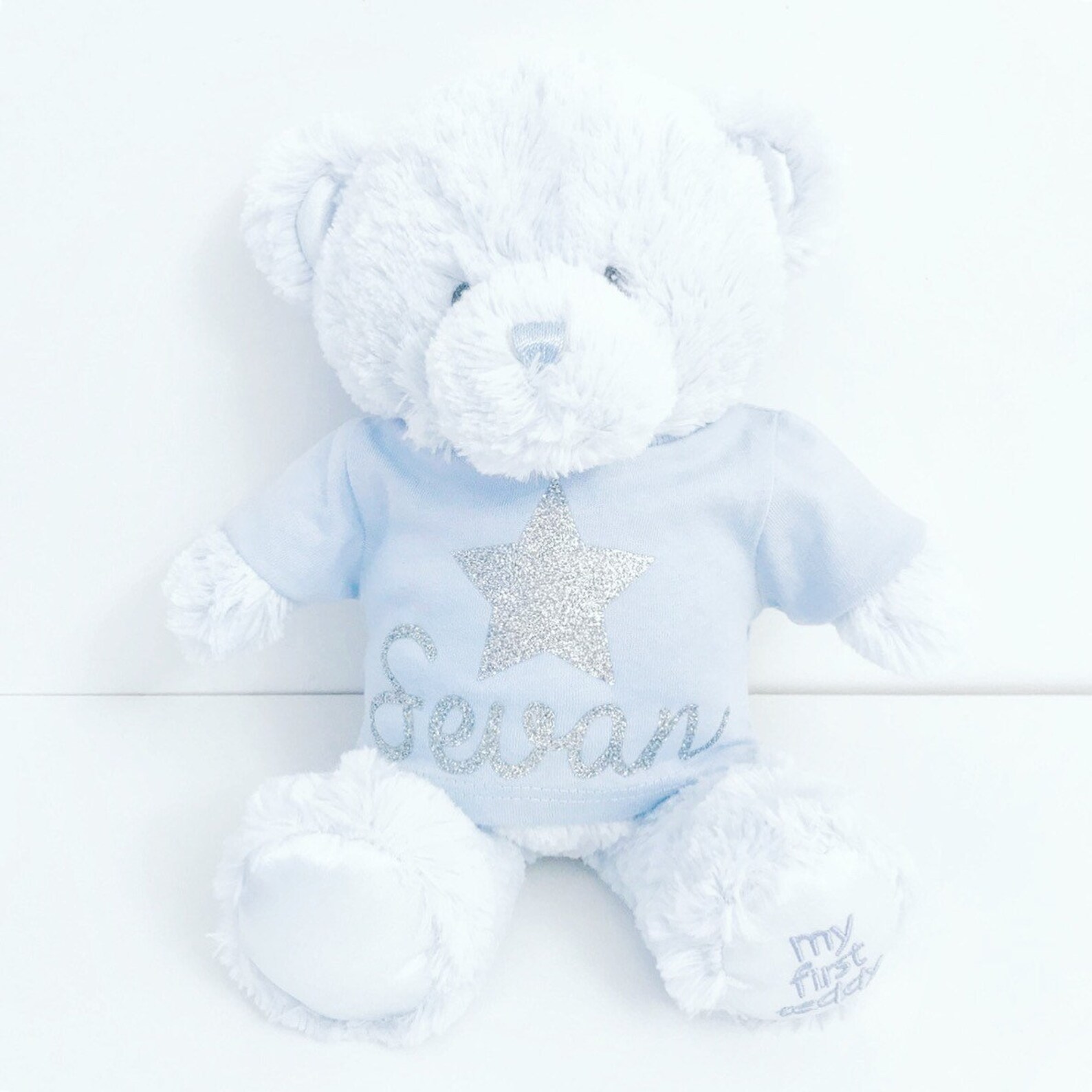 Teddy Bear With Personalized Name Child Birth Gift - Etsy