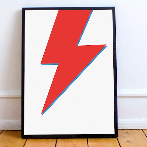 Lightning Bolt Art - Etsy UK