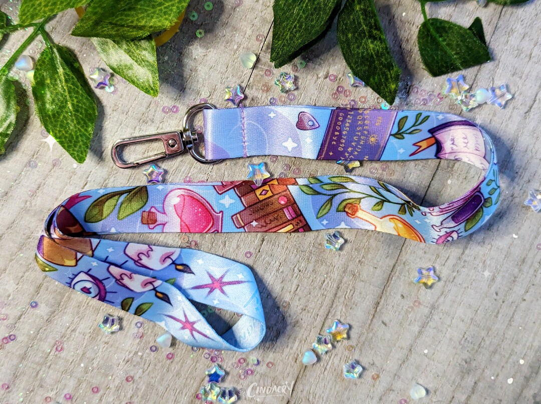 Witches Mantel Inspired Lanyard Wiccan Pastel Goth - Etsy