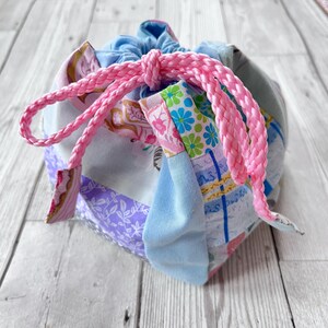 Japanese Rice Bag, Patchwork Drawstring Bag, Komebukuro Bag - Etsy