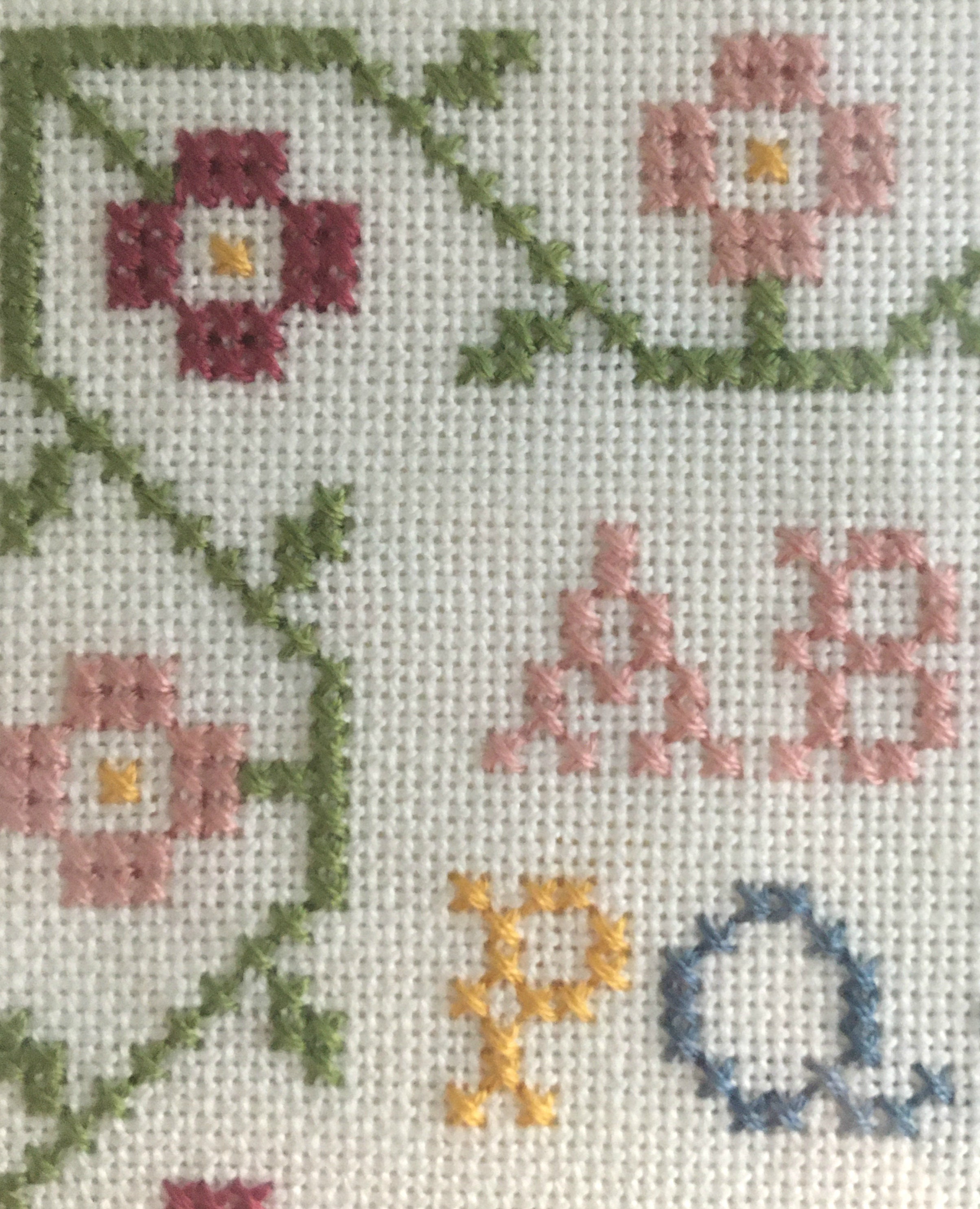 Traditional Cross Stitch Sampler Digital Download Pattern With - Etsy