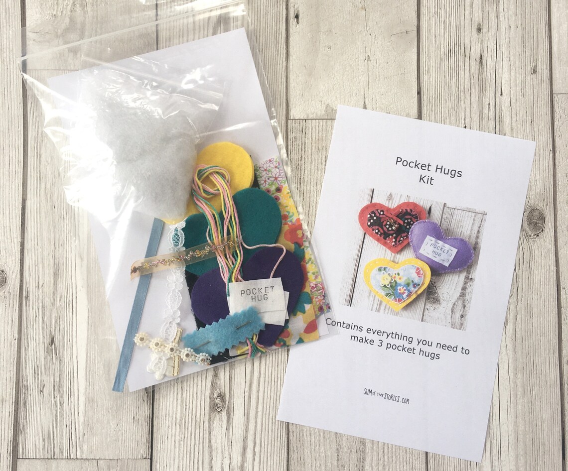 Pocket Hug Craft Kit - Etsy