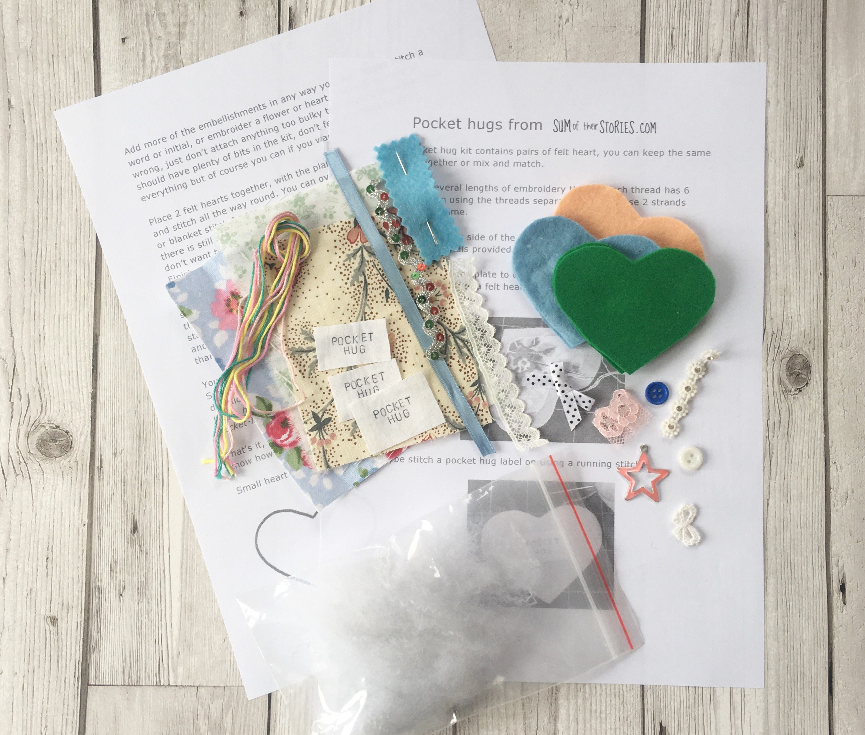 Pocket Hug Craft Kit - Etsy