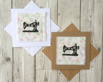 Sewing Machine Print Fabric - Etsy UK