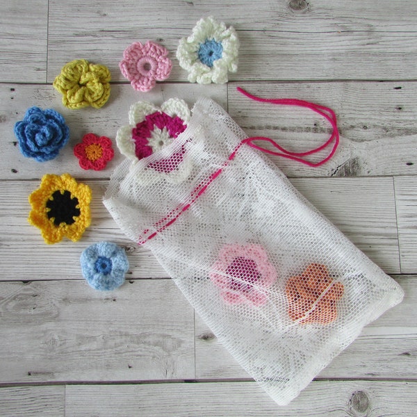 Crochet Flower Bag - Etsy