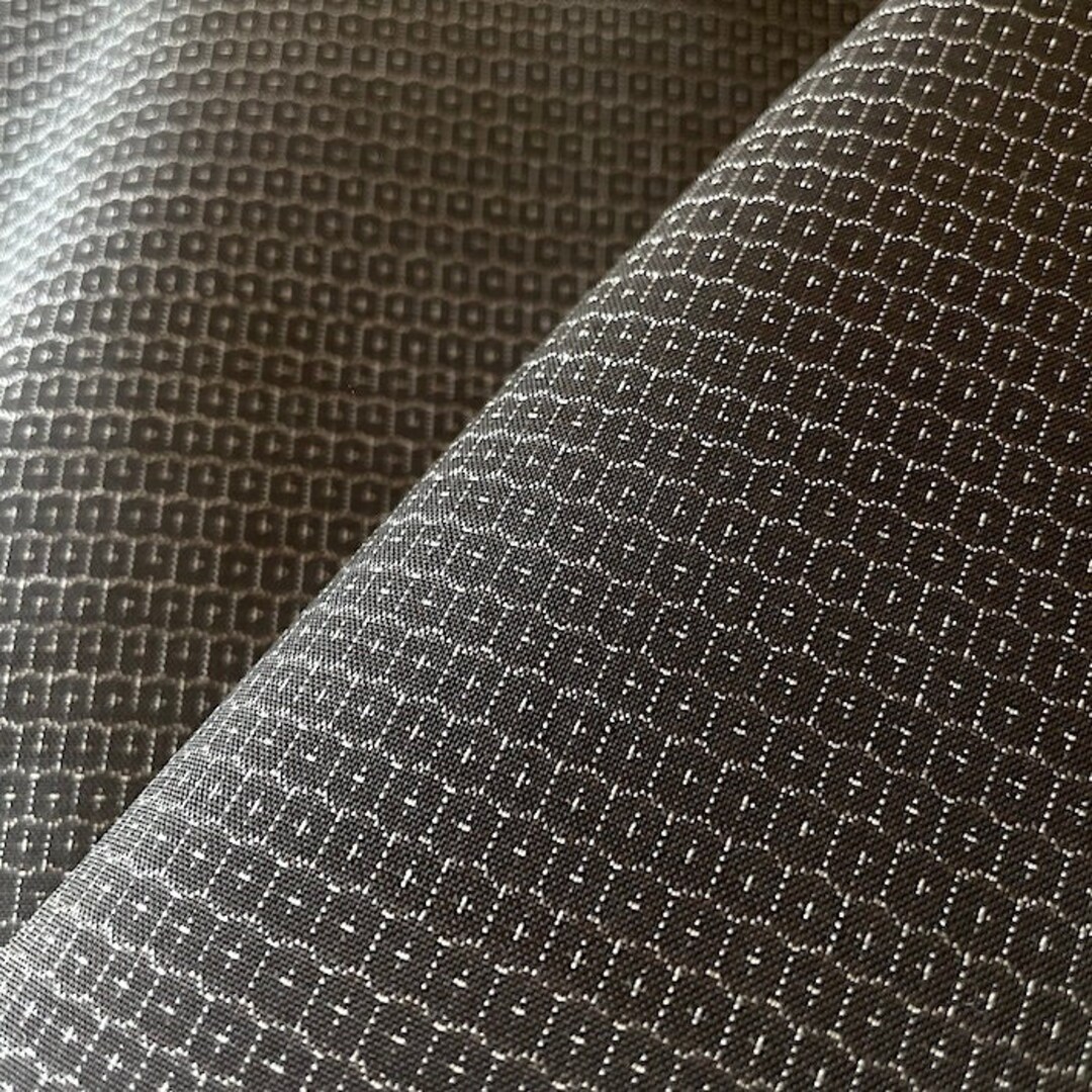 Men's Dark Grey Silk Kimono,oshima Silk,lined,hexagonal Shapes,kikko ...