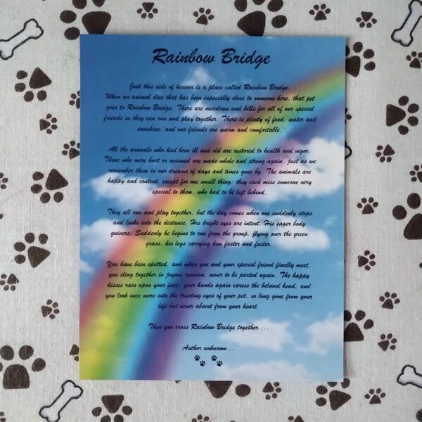 Sympathy Poem - Etsy