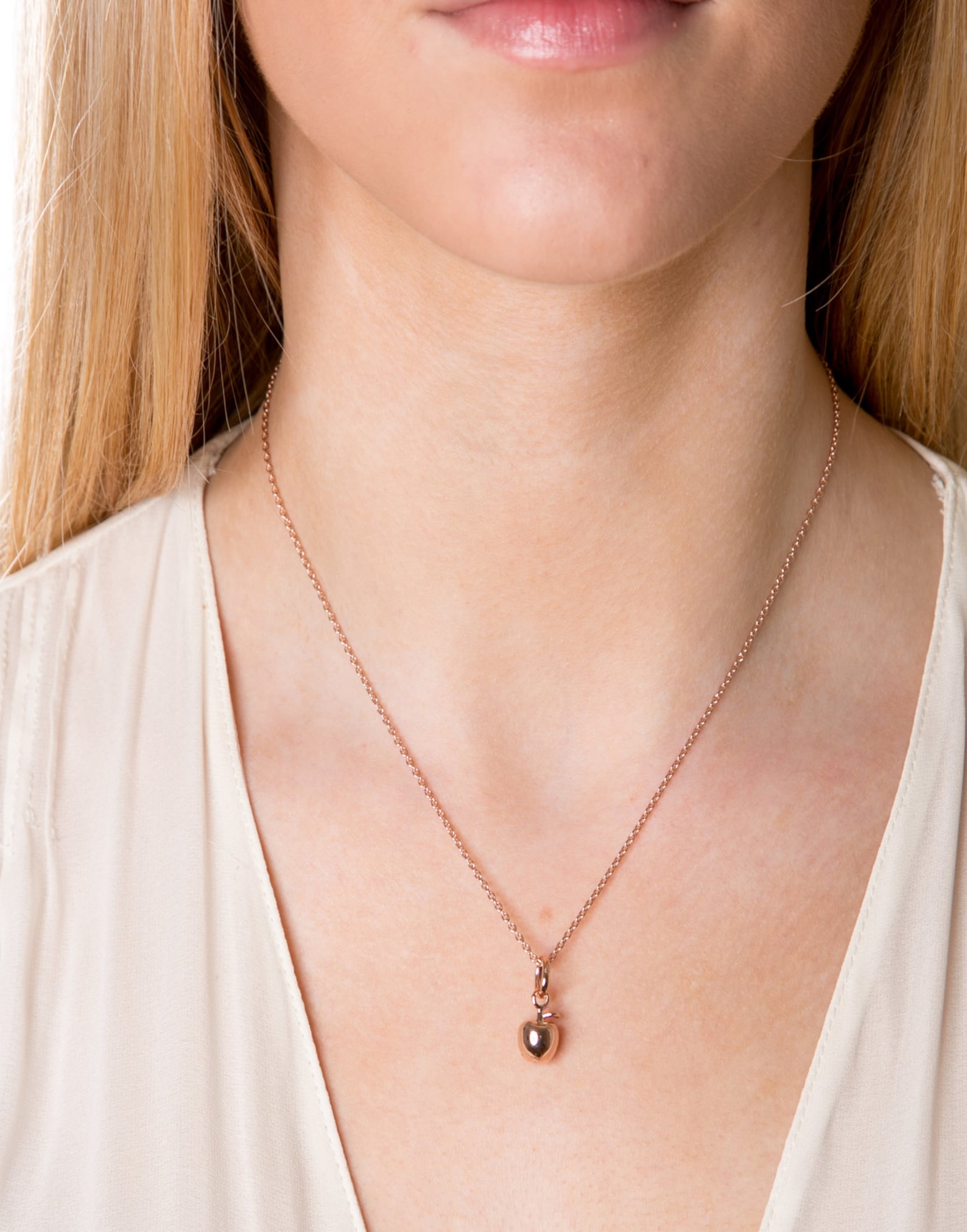 Apple Necklace Fruit Necklace Apple Pendant Apple Charm | Etsy