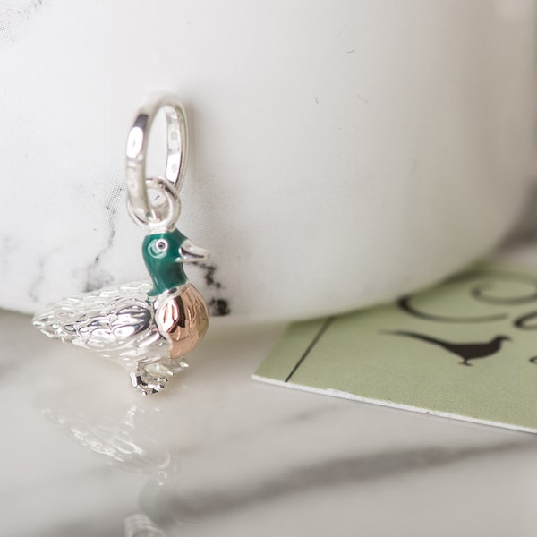 Sterling Silver Duck - Etsy