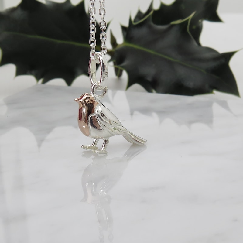 Silver Bird Necklace - Etsy