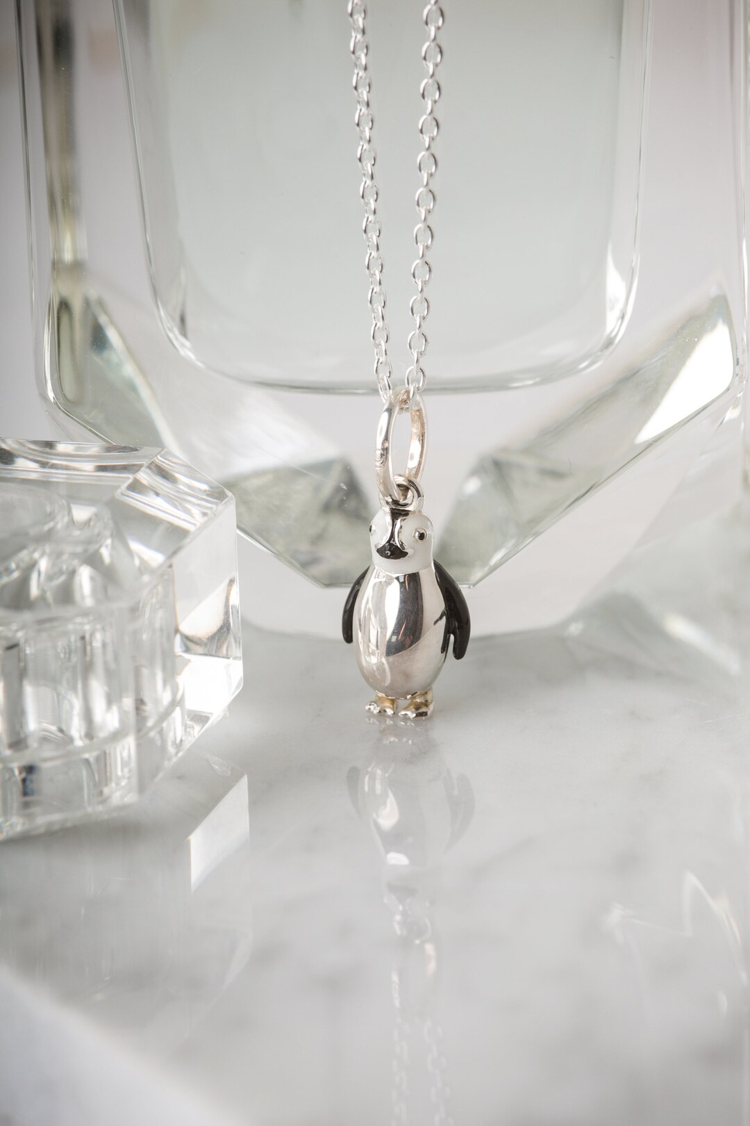 Penguin Necklace, Penguin Pendant, Penguin Charm, Penguin Gift, Bird ...