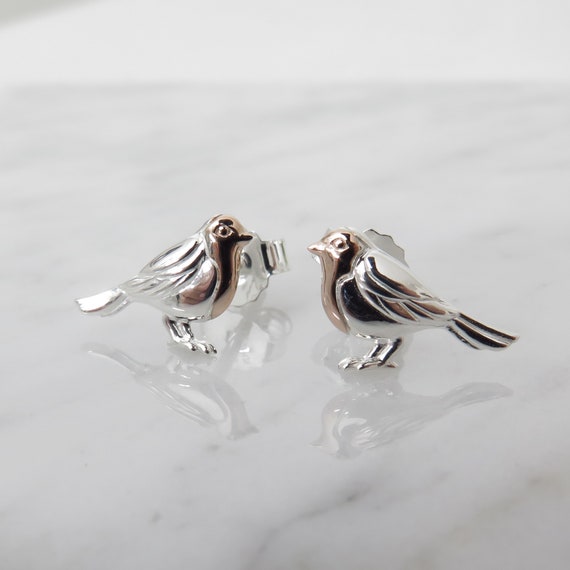 Robin Earrings Bird Earrings Bird Lover Gift Bird Earrings | Etsy