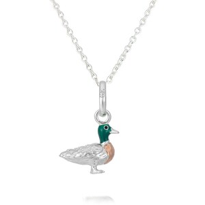 Duck Pendant, Duck Necklace, Duck Charm, Duck Jewellery - Etsy UK