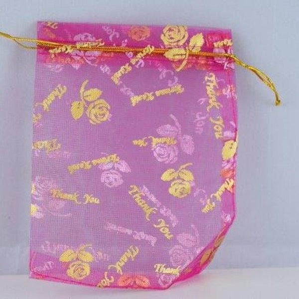 Organza Thank You Bags - Etsy