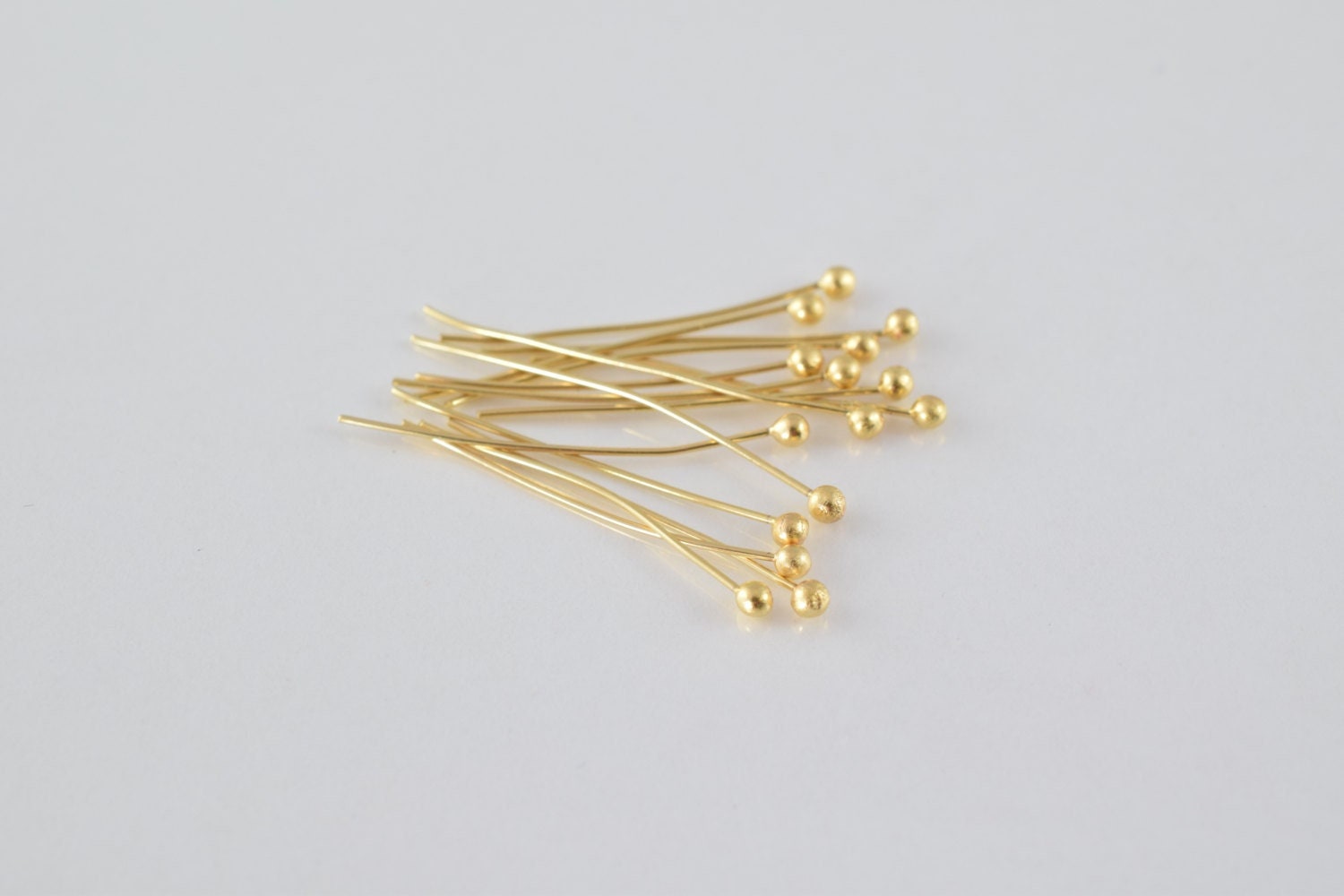 3/4 Inch Round Head Pin PVD Gold 18k 25mm Thickness 1mm - Etsy