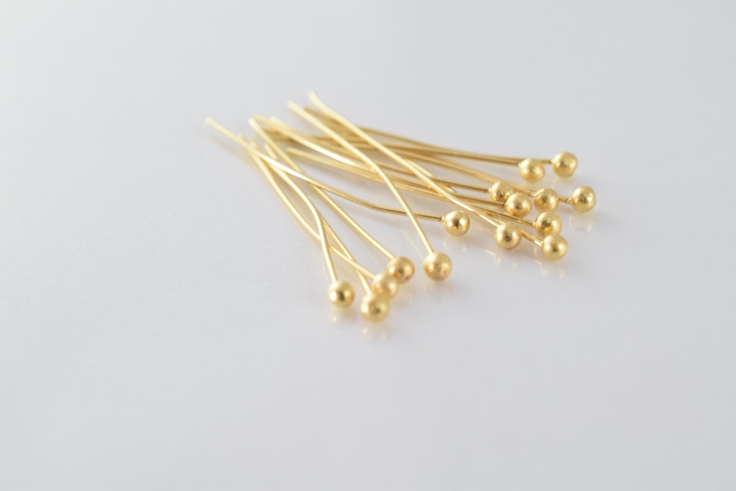 3/4 Inch Round Head Pin PVD Gold 18k 25mm Thickness 1mm - Etsy