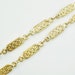 18k PVD Gold Chain 17.5 Inch Square Cg248 - Etsy