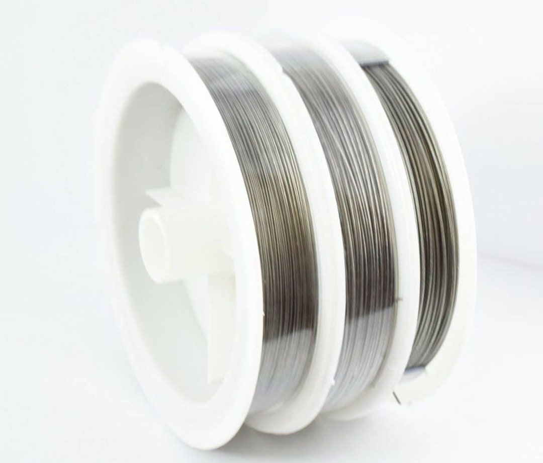 Tiger Wire Flex Wire Silver Roll Wire Stringing Beads Findings Cord ...