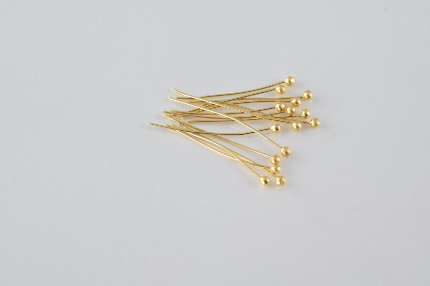 3/4 Inch Round Head Pin PVD Gold 18k 25mm Thickness 1mm - Etsy