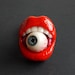 Eye in Mouth Pin Eyeball in Teeth Brooch Creepy Human Eye - Etsy