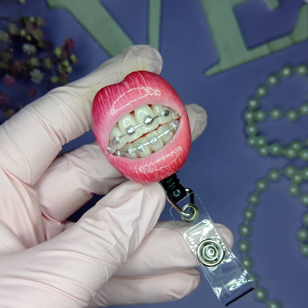 Braces Badge Reel for Dentist Dental Assistant Nurse Gift Graduation ...