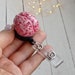 Floral Brain Badge Reel ID Card Holder Blooming 3d Anatomical Brain ...