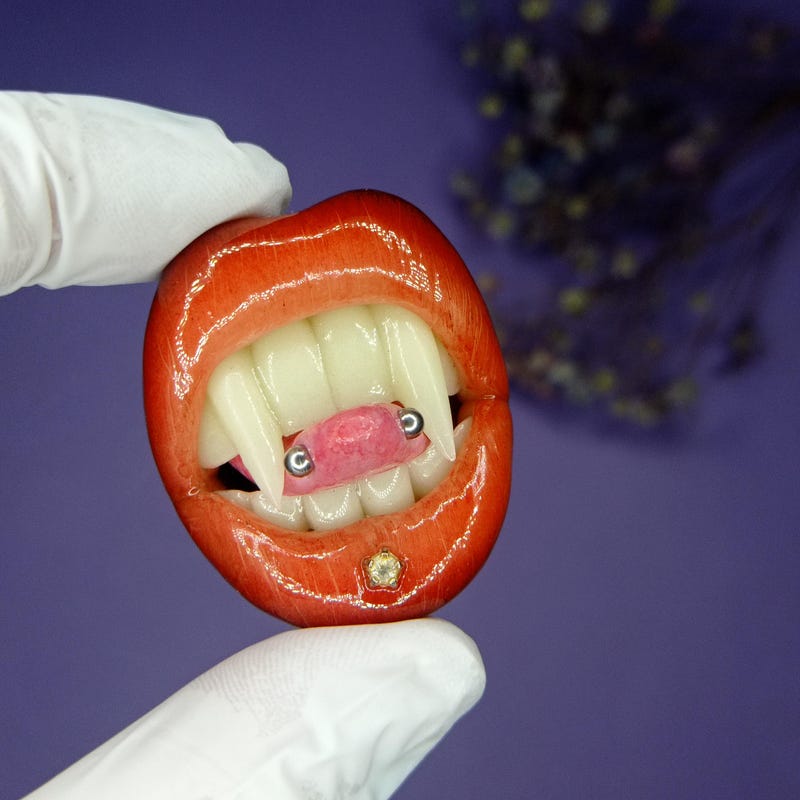 Vampire Piercing - Etsy
