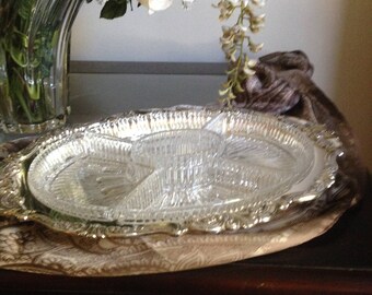 Silver relish tray | Etsy