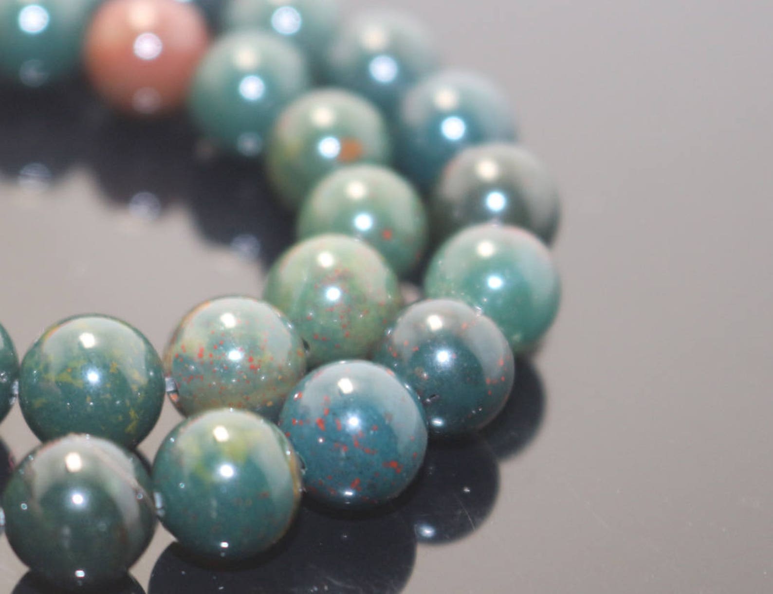 Natural Bloodstone Round Beads,bloodstone Beads,4mm 6mm 8mm 10mm 12mm ...