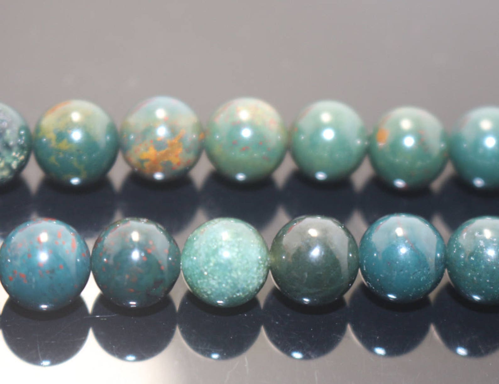 Natural Bloodstone Round Beads,bloodstone Beads,4mm 6mm 8mm 10mm 12mm ...