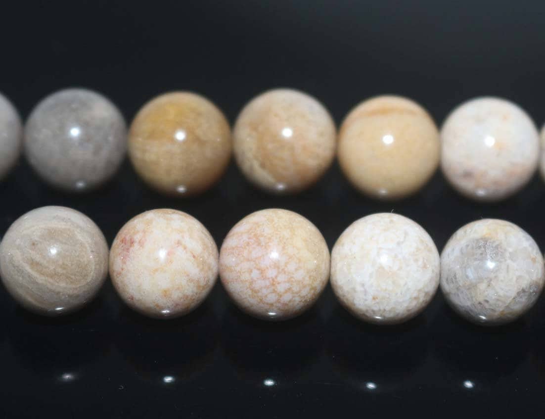 Natural Coral Jasper Smooth Round Beads,coral Jasper Beads,4mm 6mm 8mm ...