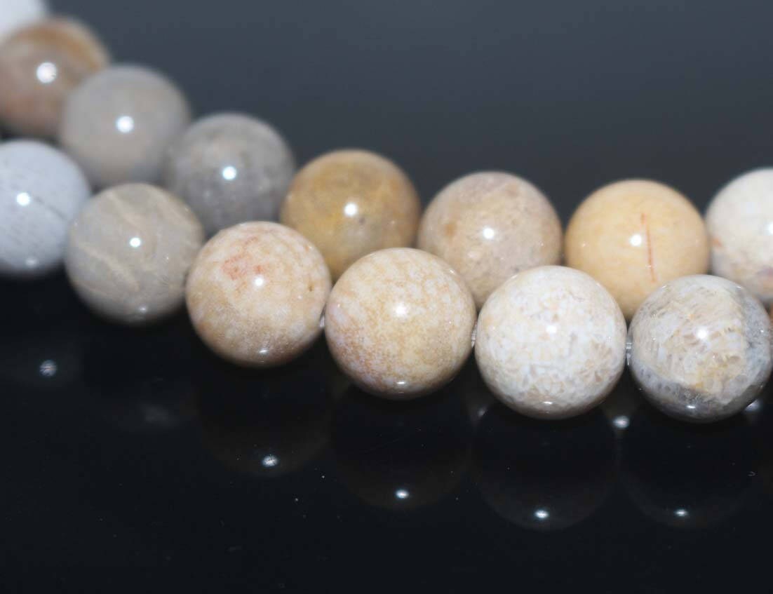 Natural Coral Jasper Smooth Round Beads,coral Jasper Beads,4mm 6mm 8mm ...