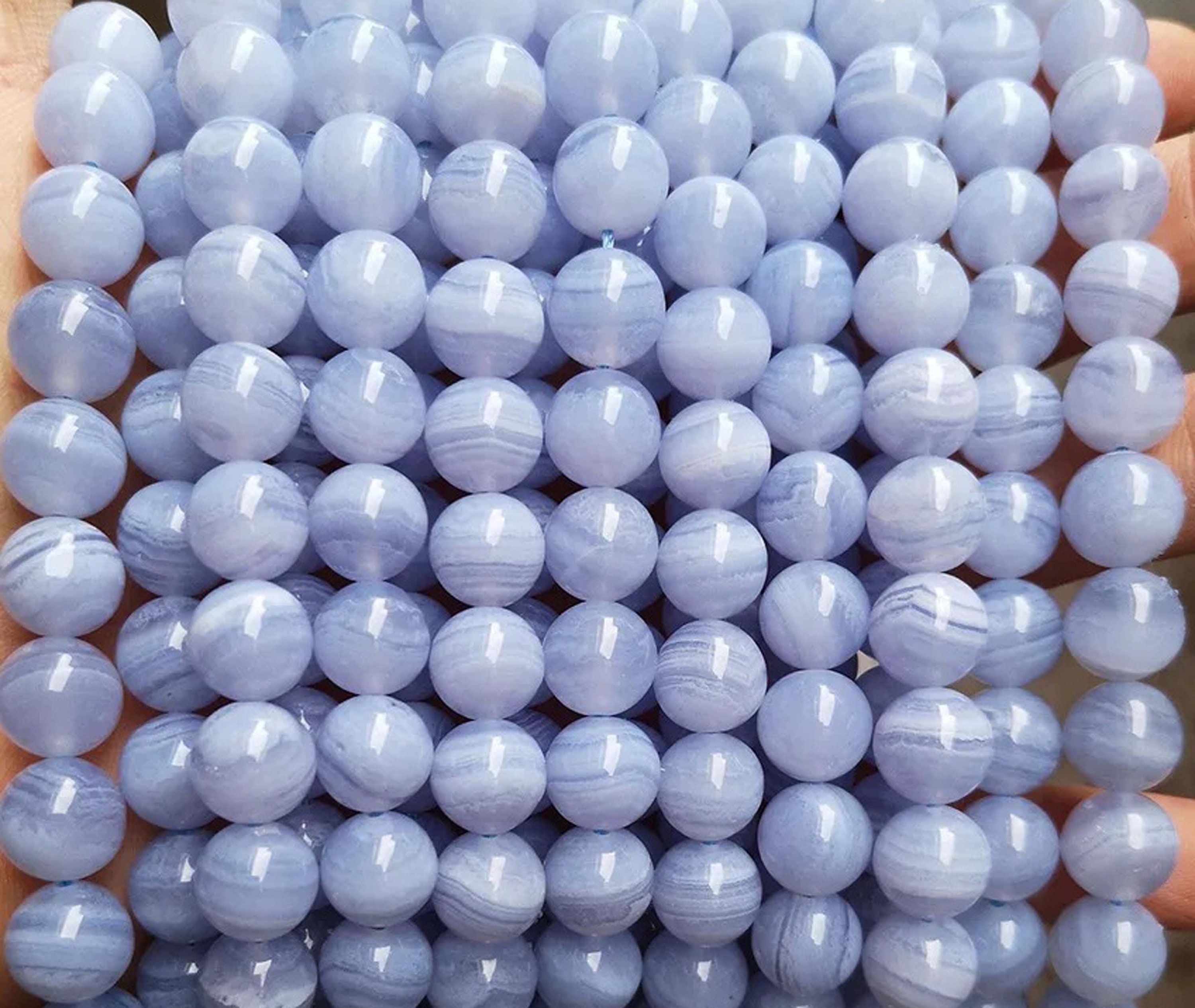 Blue Lace Agate Beads