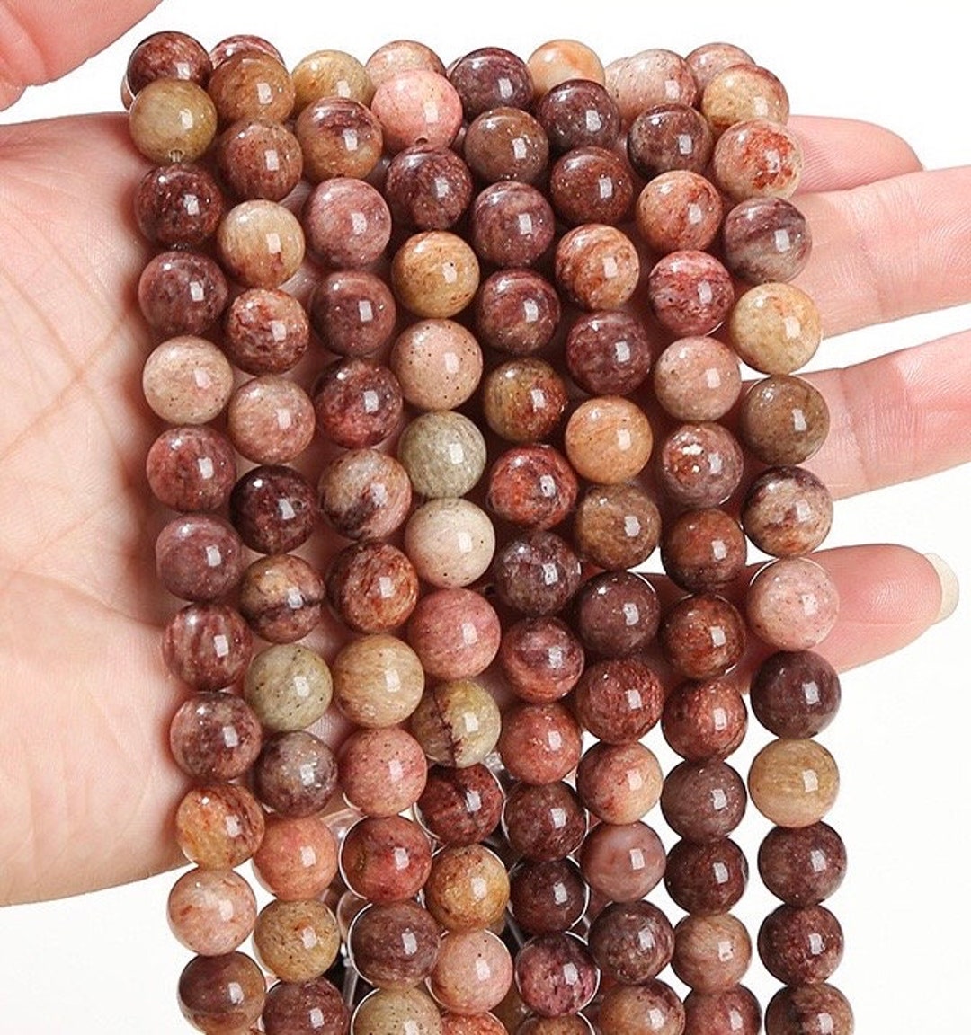 Natural Dark Red Glass Stone Round Beads,red Glass Stone Beads,4mm 6mm ...