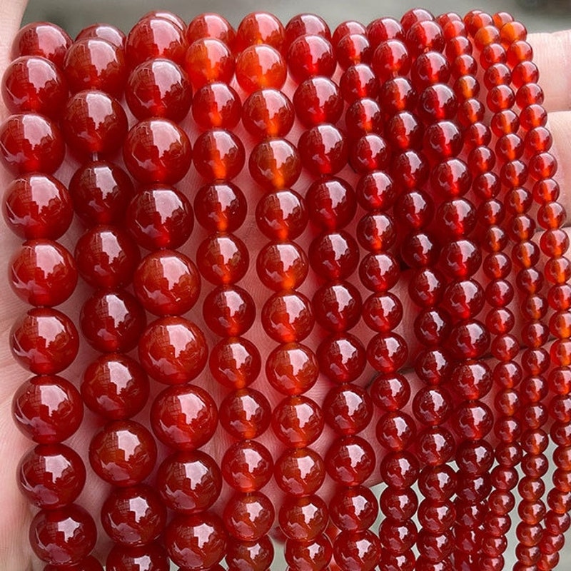 Red Agate Jewelry - Etsy