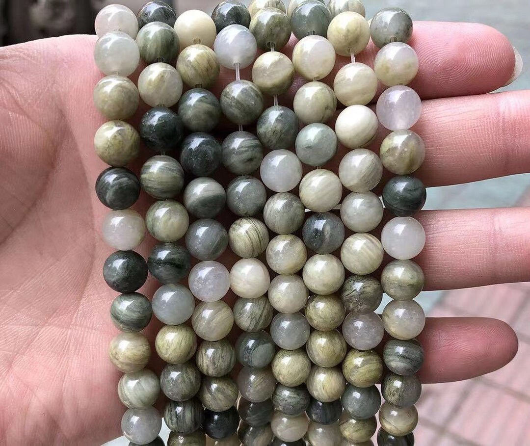 Natural Green Smaragdite Round Beads,4mm 6mm 8mm 10mm 12mm Smaragdite ...