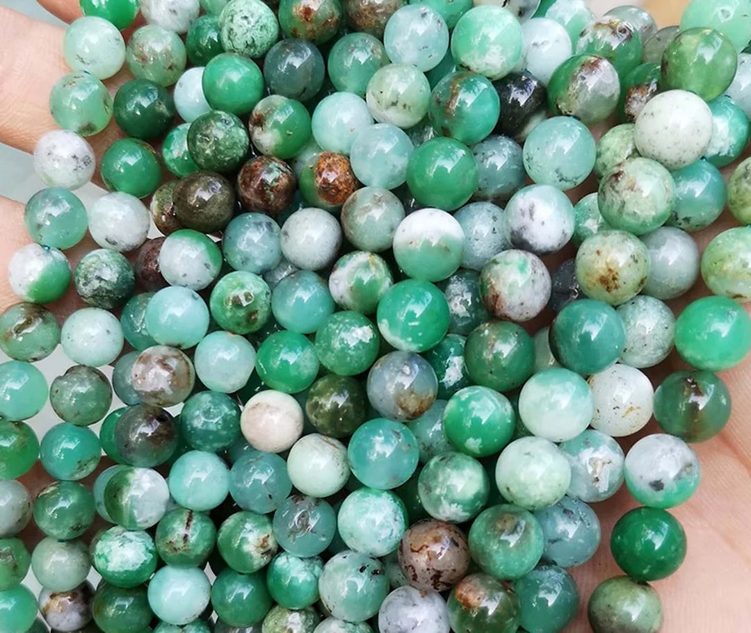 Natural Australia Jadeite Jade Smooth Round Beads,4mm 6mm 8mm 10mm 12mm ...