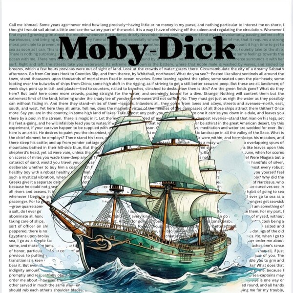 Moby Dick - Etsy