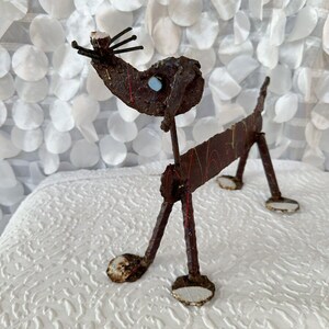 Scrap Metal Junkyard Dog Hotdog Dachshund Yard/garden Sculpture Door ...