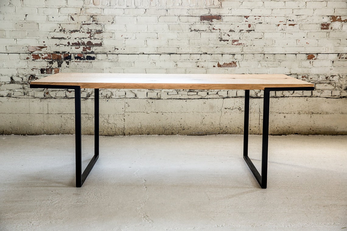 Natural Wood Table Breakfast Table Wood Slab White Oak - Etsy