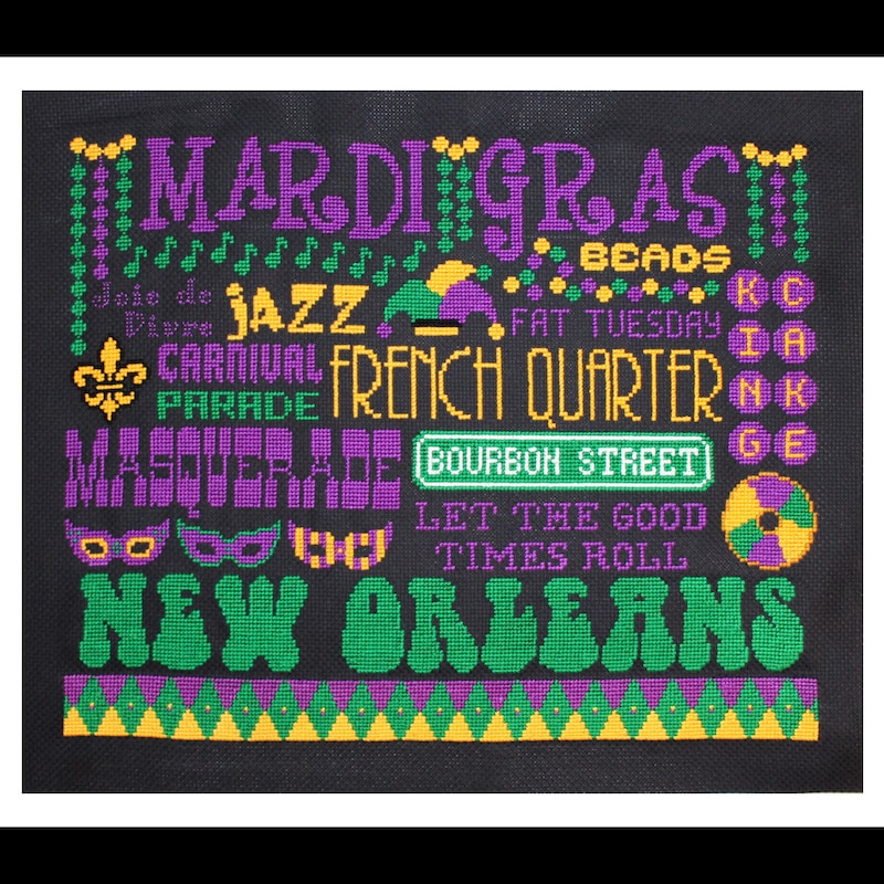 Mardi Gras Poster - Etsy