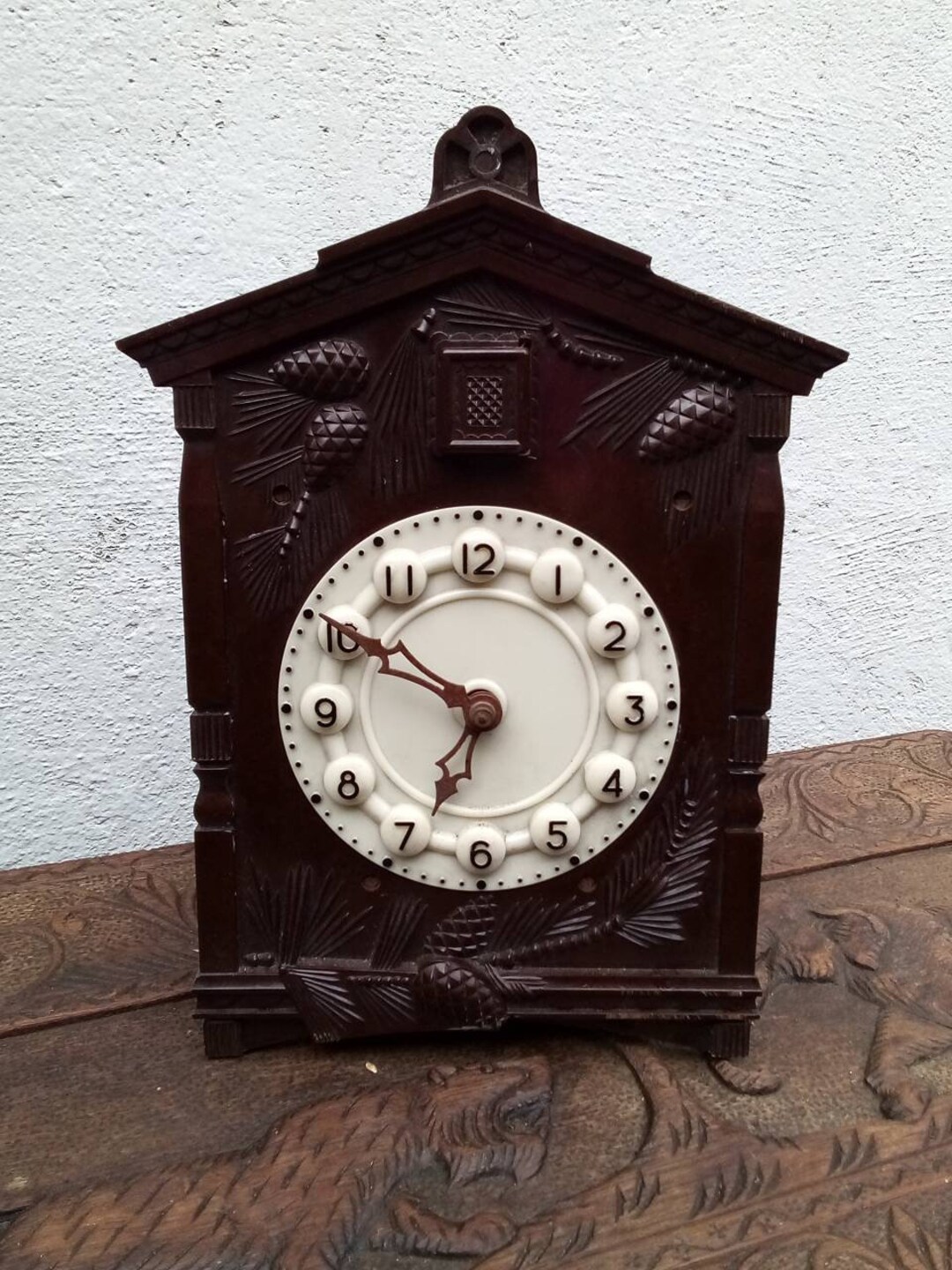 Pair of Vintage USSR Early Plastic Clock Face - Etsy