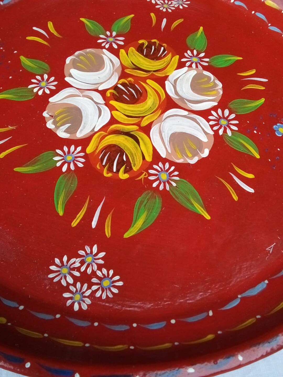 Vintage Eastern European Tole Trays - Etsy