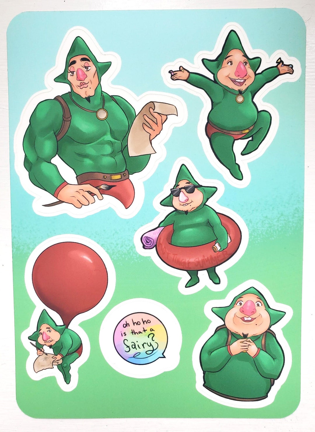 Tingle Sticker Sheet - Etsy