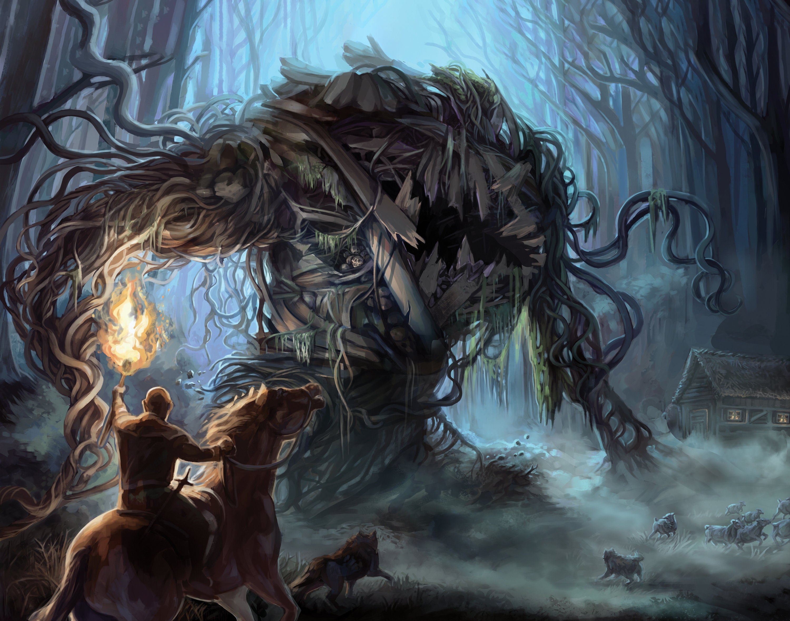 Swamp Monster Fantasy Art