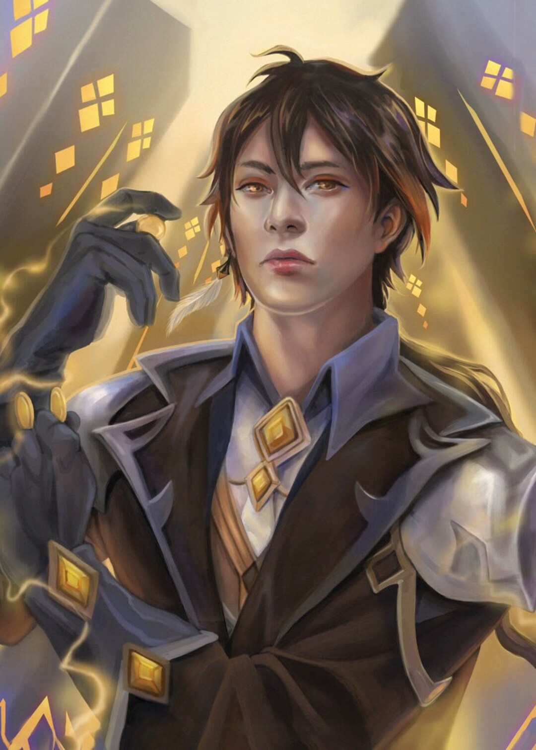 Zhongli, God of Geo - Etsy