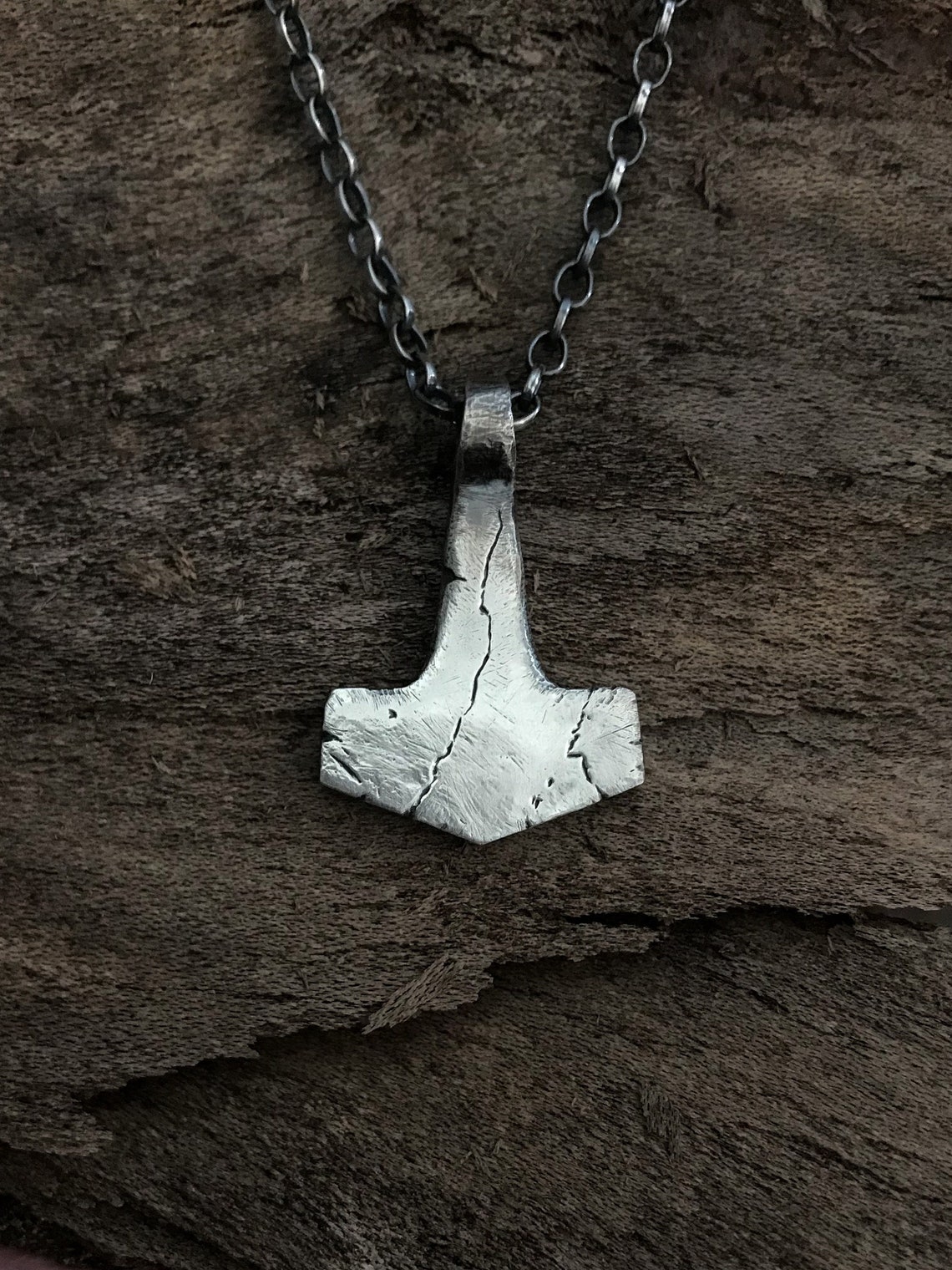 Mjolnir Pendant Thors Hammer Amulet Viking Necklace - Etsy